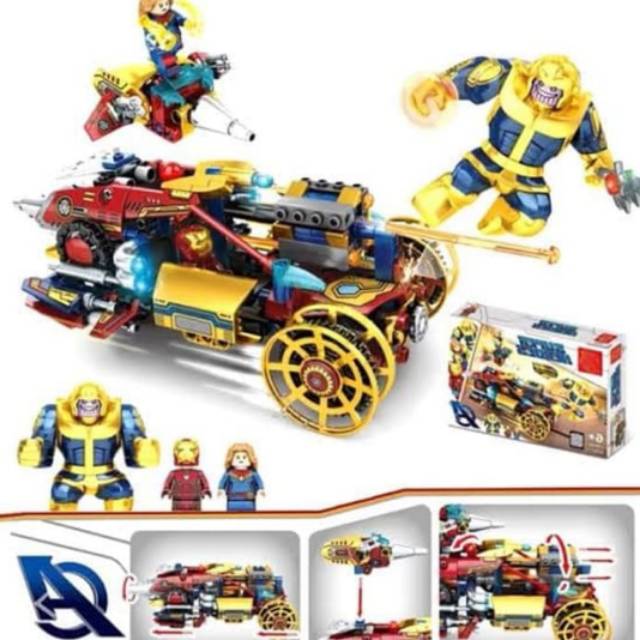 Jual Bricks Iron Man Captain Marvel Weapon vs Thanos | Shopee Indonesia