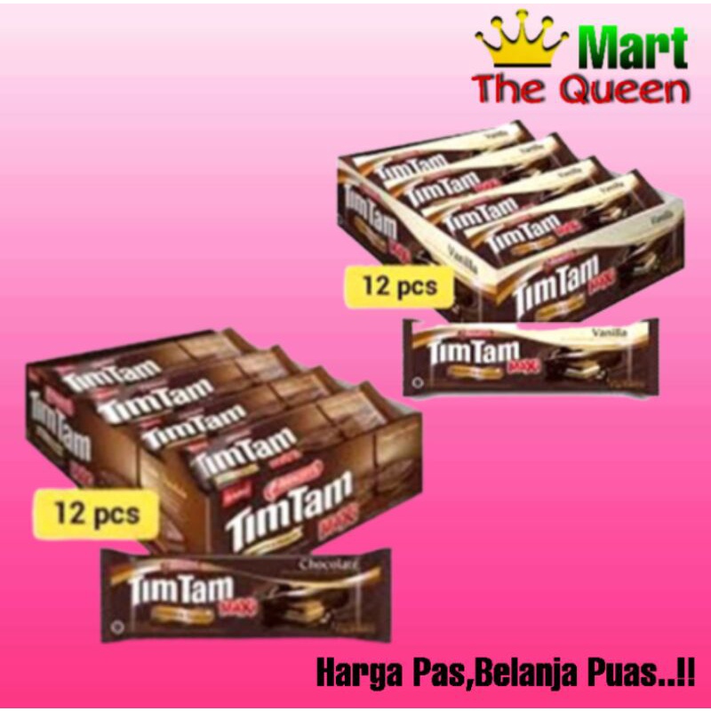 Jual TIM TAM chocolate/vanilla 1 pack isi 12 pcs 16gr | Shopee Indonesia