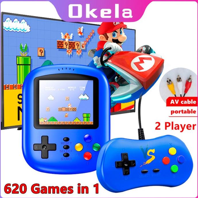 Jual Game Boy 2 Player Retro Game 620 In 1 Mini Classic Game Console ...