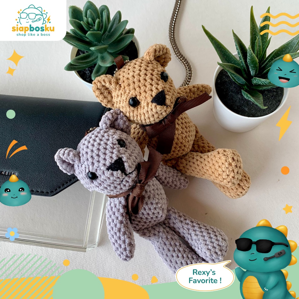 Jual BONEKA RAJUT BEAR UNTUK NEW BORN BABY HAMPERS DAN BABY PHOTOSHOOT ...