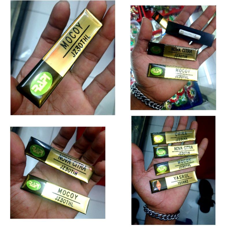Jual PAPAN NAMA NAME TAG RAPI ORARI KOTINGAN | Shopee Indonesia