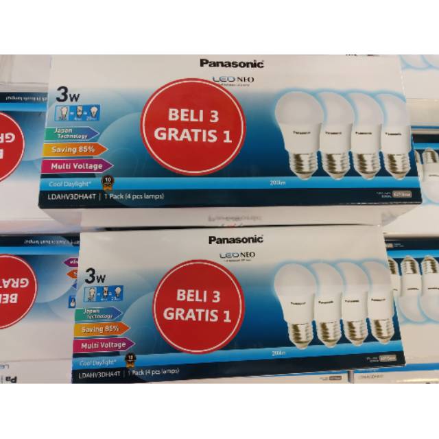 Jual Panasonic LED bulb 3 Watt | Shopee Indonesia