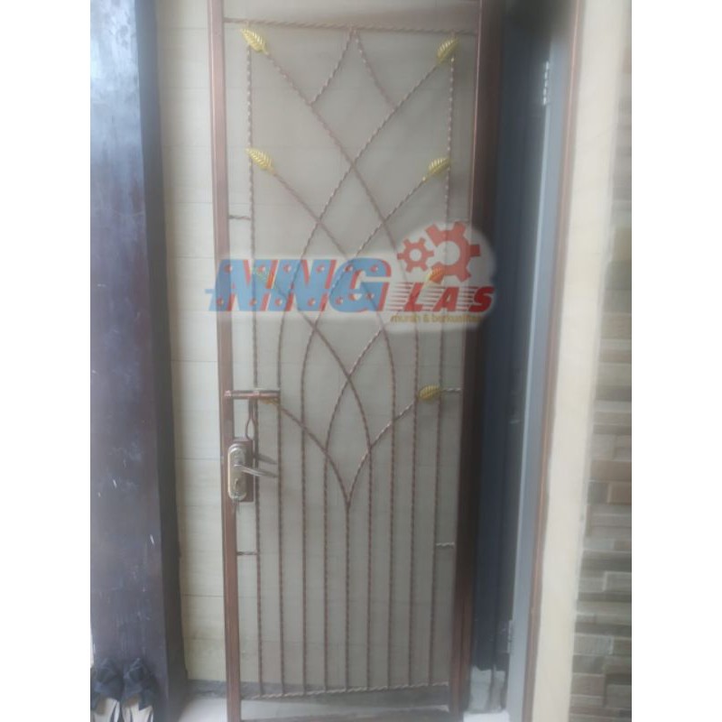 Jual pintu tralis motif daun,pintu tralis, | Shopee Indonesia