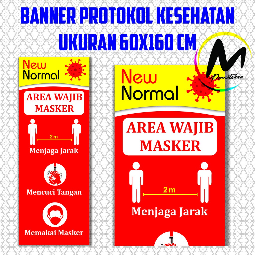Jual Banner Protokol Cetak Spanduk Kesehatan | Shopee Indonesia