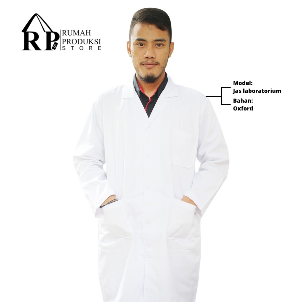 Jual RPS - Jas Laboratorium Lengan Panjang Baju Kerja Praktek Lab Pria ...