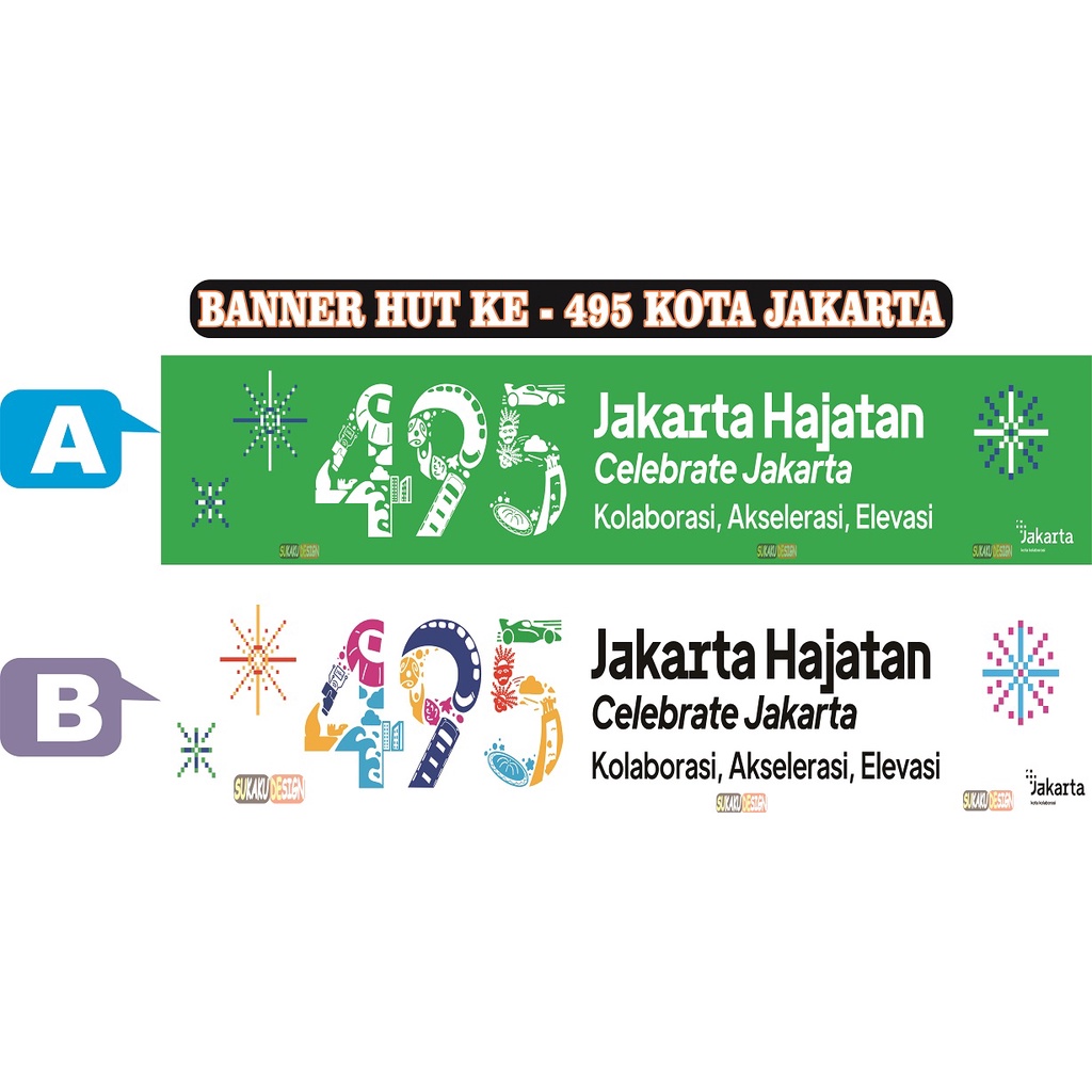 Jual Spanduk Banner Hut ke 495 Kota Jakarta | Shopee Indonesia