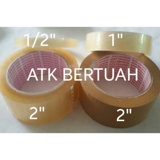 Jual DUCT TAPE LAKBAN SELOTIP ISOLASI SOLASIBAN ANEKA MEREK DAN UKURAN ...