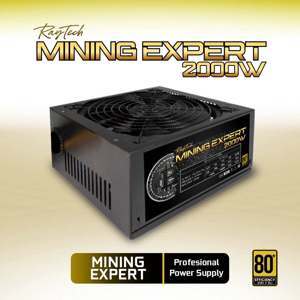 Jual PSU / POWER SUPPLY Raytech MINING EXPERT 2000Watt 80+ 230V ...