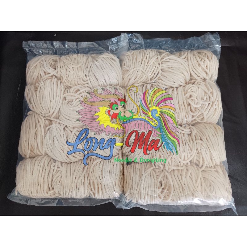 Jual mie kenyal / mi pangsit / bakmi / mie ayam 1 kg isi 12 roll ...