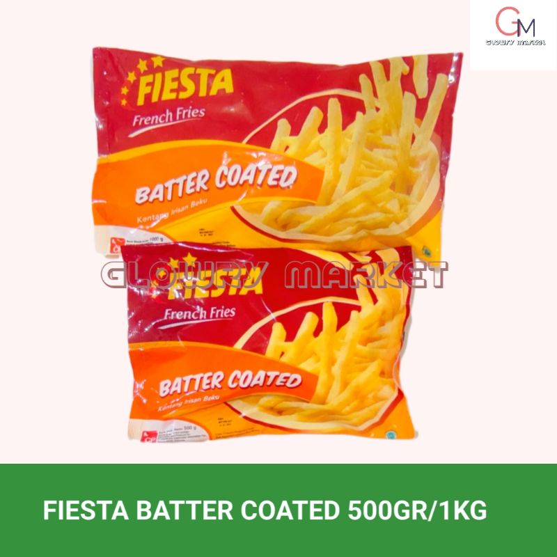 Jual FIESTA BATTER COATED 500GR/1KG FRENCH FRIES KENTANG GORENG BUMBU ...