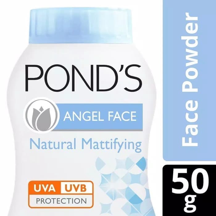 Jual PONDS ANGEL FACE NATURAL MATTIFYING FACE POWDER 50 GR | Shopee ...