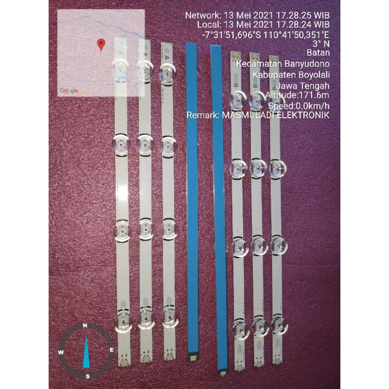 Jual BACKLIGHT TV LED LG 42 Inch 6V LG 42LB 42LF LAMPU Led 6 Volt Cekung Besar 6V BL 42LB550 ...