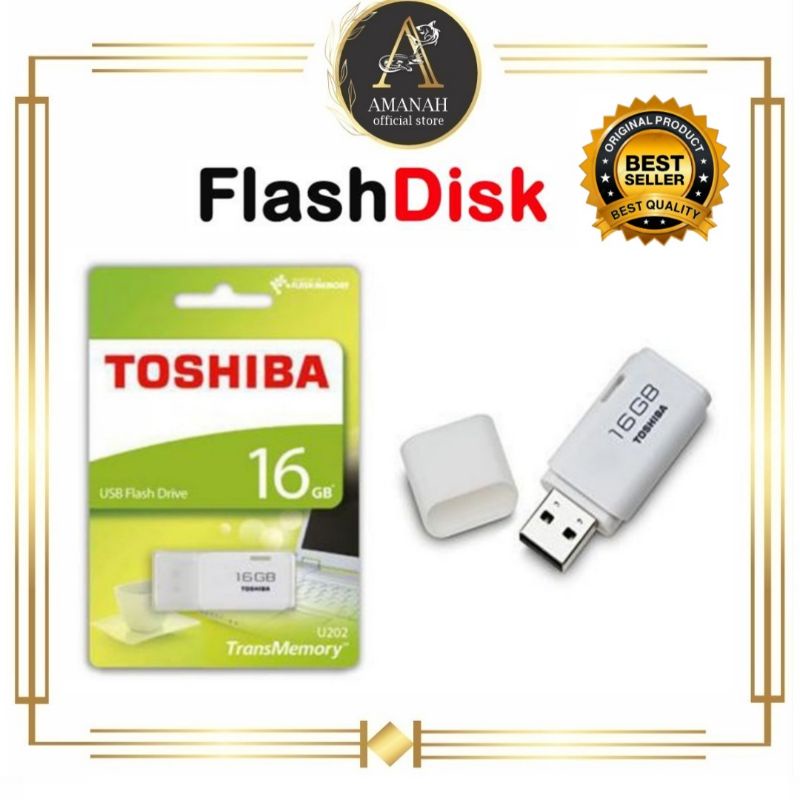 Jual FlashDisk Toshiba 16GB / 16 Gb FD USB Flash Disk Drive Flashdis Transmemory Transfer Data ...