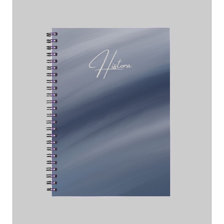 Jual notebook buku catatan jurnal custom aestetik ukuran a5 bergaris ...