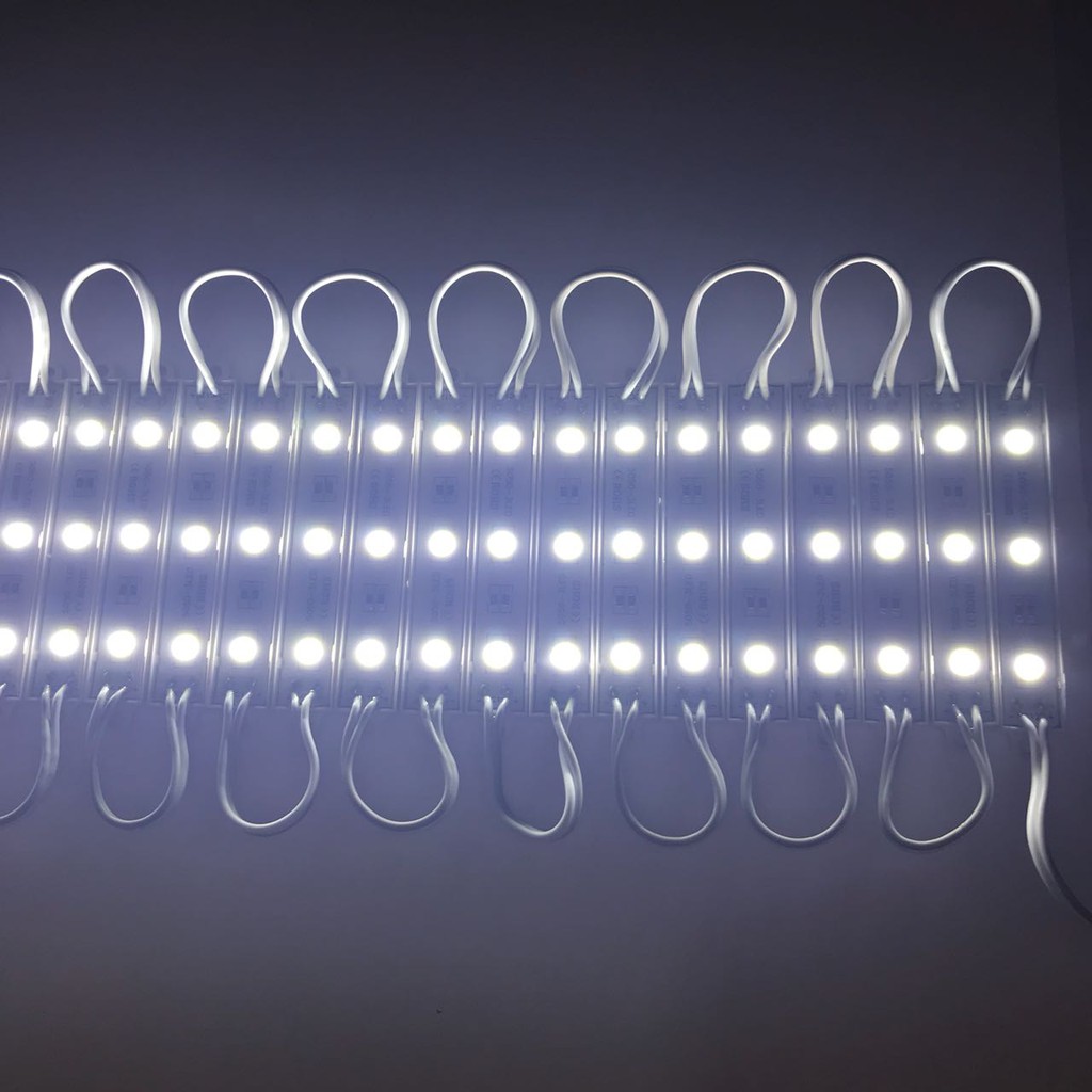 Jual LED Modul DC 12V 3 Mata Strip SMD 5050 WHITE (PUTIH) | Shopee Indonesia