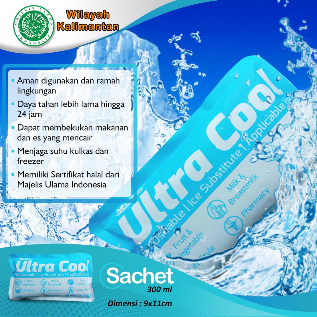 Jual Ultracool Icepack Sachet 300 ml | Shopee Indonesia