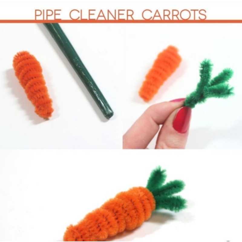 Jual 1 pcs pipe cleaner mainan kreativitas anak cleaners kawat bulu ...