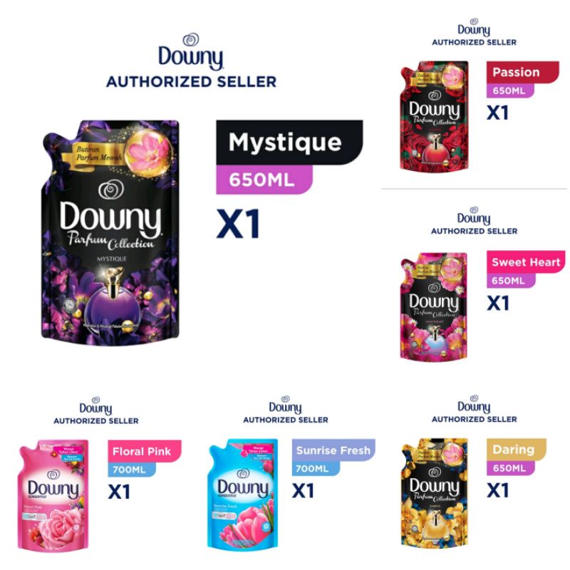 Jual downy pengharum pakaian/downy 650ml/downy 550/downy 850ml/downy ...