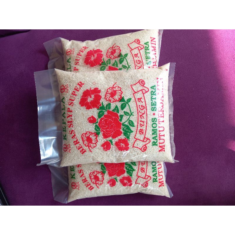 Jual BERAS BUNGA RAMOS 3 KG | Shopee Indonesia