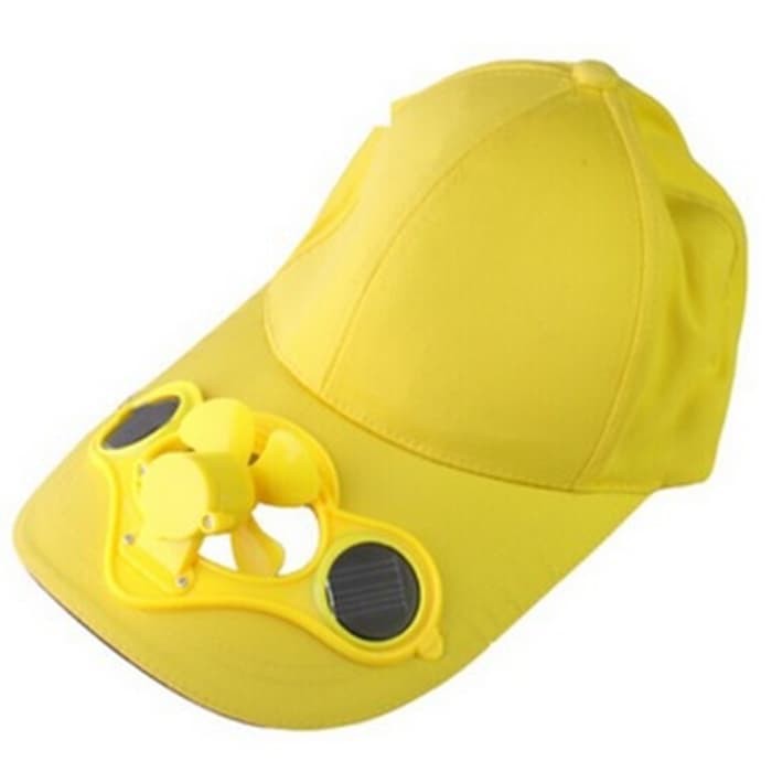 Jual Sun Hat with Solar Power Fan Topi Dengan Kipas Angin Tenaga ...