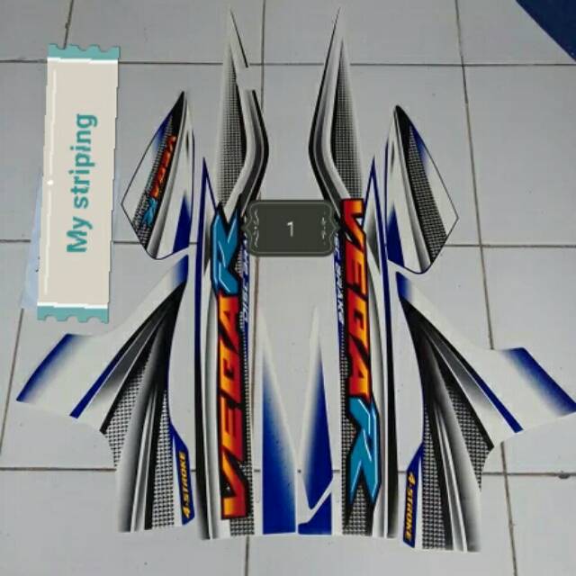 Jual Stiker vega r 2005 biru putih | Shopee Indonesia