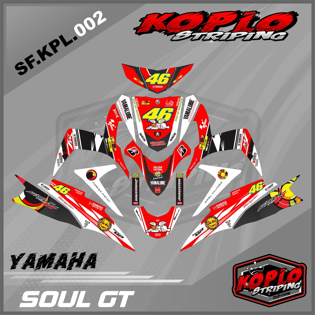 Jual Sticker Decal Full Body Soul GT - Sticker Decal Full Body Soul GT . KPL 002 | Shopee Indonesia