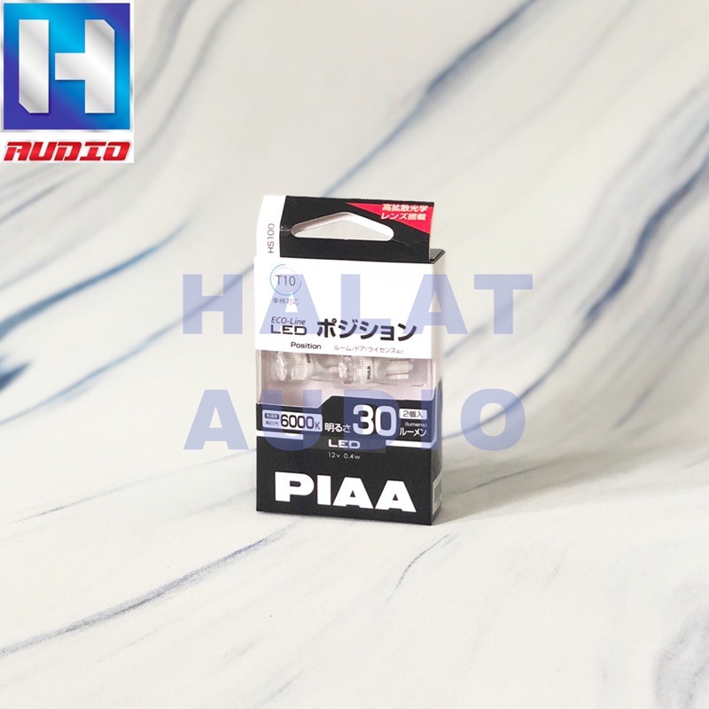 Jual PIAA LED Ecoline T10 Lampu Senja / Kota Mobil / Motor 6000K 30lm lumens | Shopee Indonesia