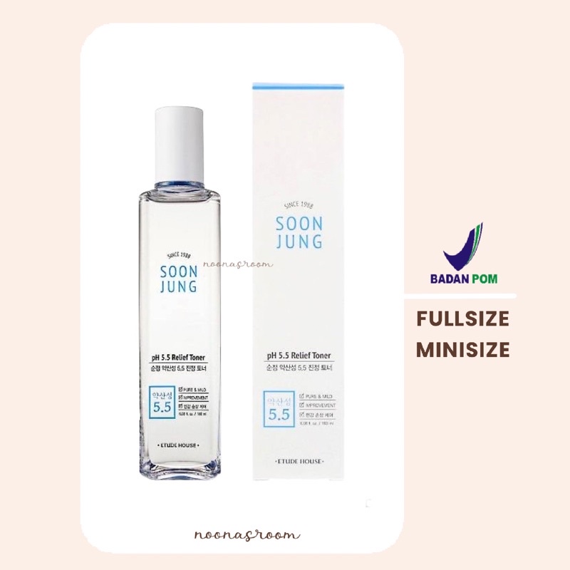 Jual ETUDE HOUSE Soon Jung Ph 5.5 Relief Toner / Soonjung Toner hidrasi ...