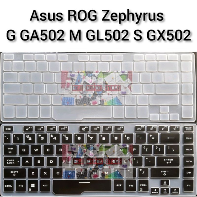Jual Keyboard Protector Asus ROG Zephyrus G GA502 M GU502 S GX502 ...