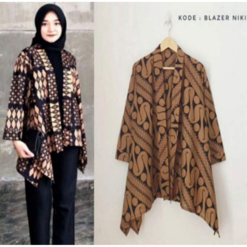 Jual Bolero Termurahh Batik Lawasan Coklat Sogan Outer Wanita Modern ...