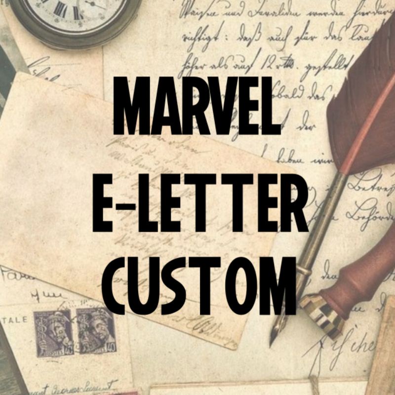 Jual Marvel Character E-letter Custom | Shopee Indonesia