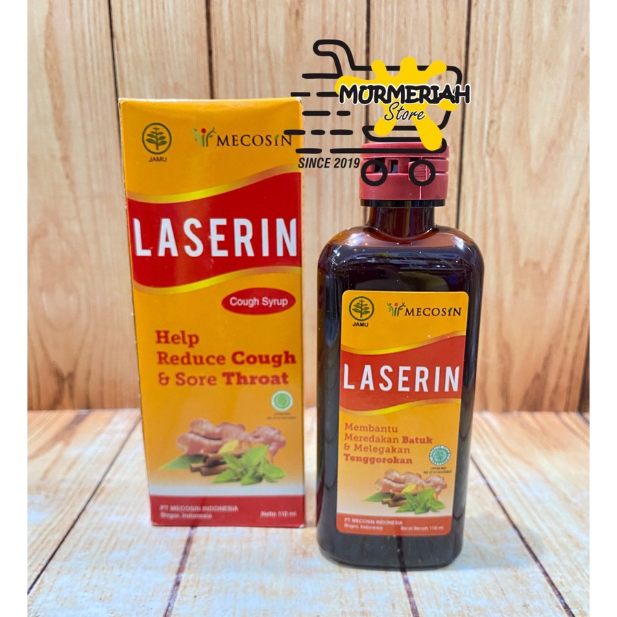 Jual LASERIN Sirup Botol 110 ml - Obat Batuk & Melegakan Tenggorokan ...