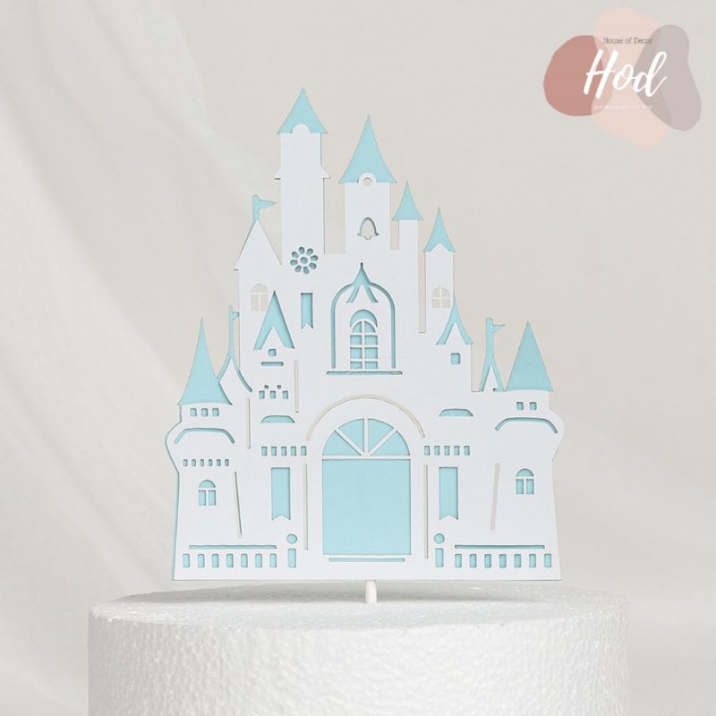 Jual Topper Karton Castle Hiasan Kue Tema Kerajaan Fairy Tale Disney ...
