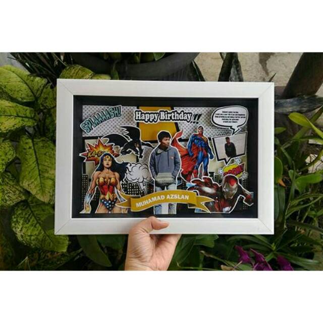 Jual Pop Up Frame / Scrapframe Ulang tahun / wisuda | Shopee Indonesia