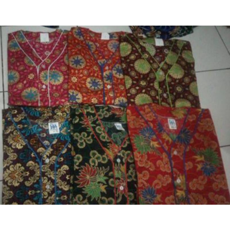 Jual Stelan Batik Bagan Siapi Api Ukuran Xl C 3/4 Motif Emas | Shopee ...