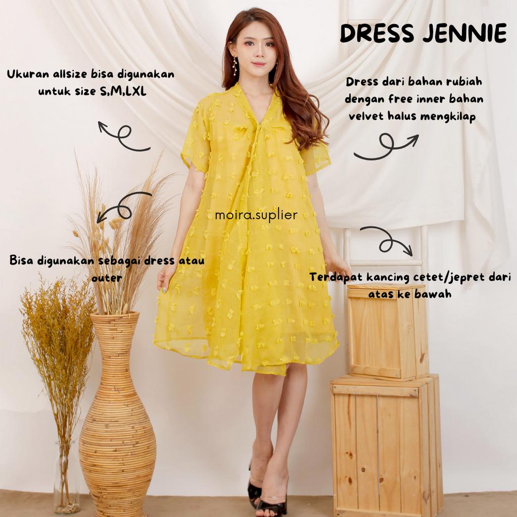 Jual DRESS JENNIE RUBIAH SET INNER DAN OUTER SET BAJU KONDANGAN ...