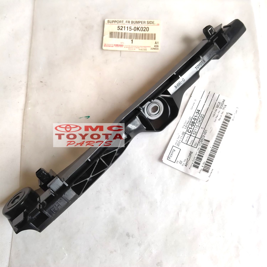 Jual Support Bracket Breket Bumper Depan Kanan Toyota Fortuner 52115 ...
