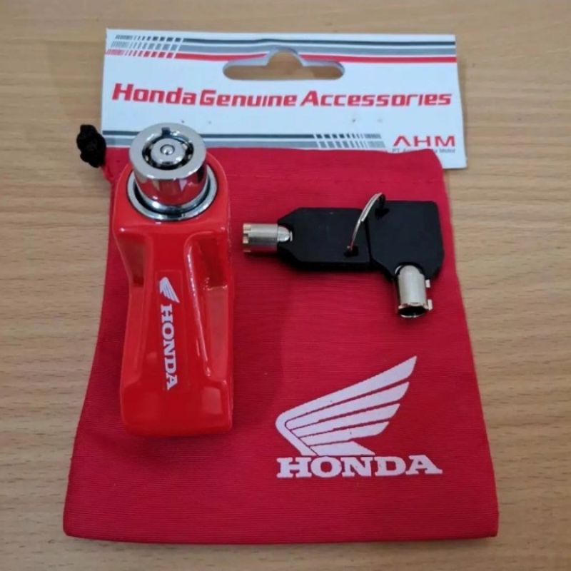 Jual GEMBOK CAKRAM ORIGINAL HONDA / DISK SET LOCK ORIGINAL HONDA ...