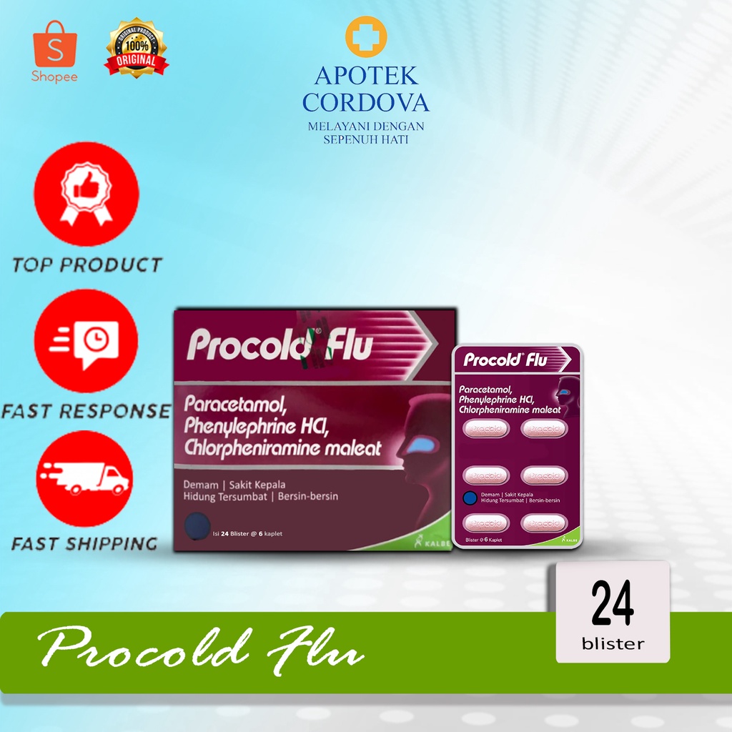 Jual Procold flu 1/2 lusin dan 1 lusin dan Kotak - meredakan flu dan ...