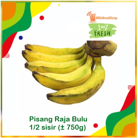 Jual Pisang Raja Bulu / 750 gr | Shopee Indonesia
