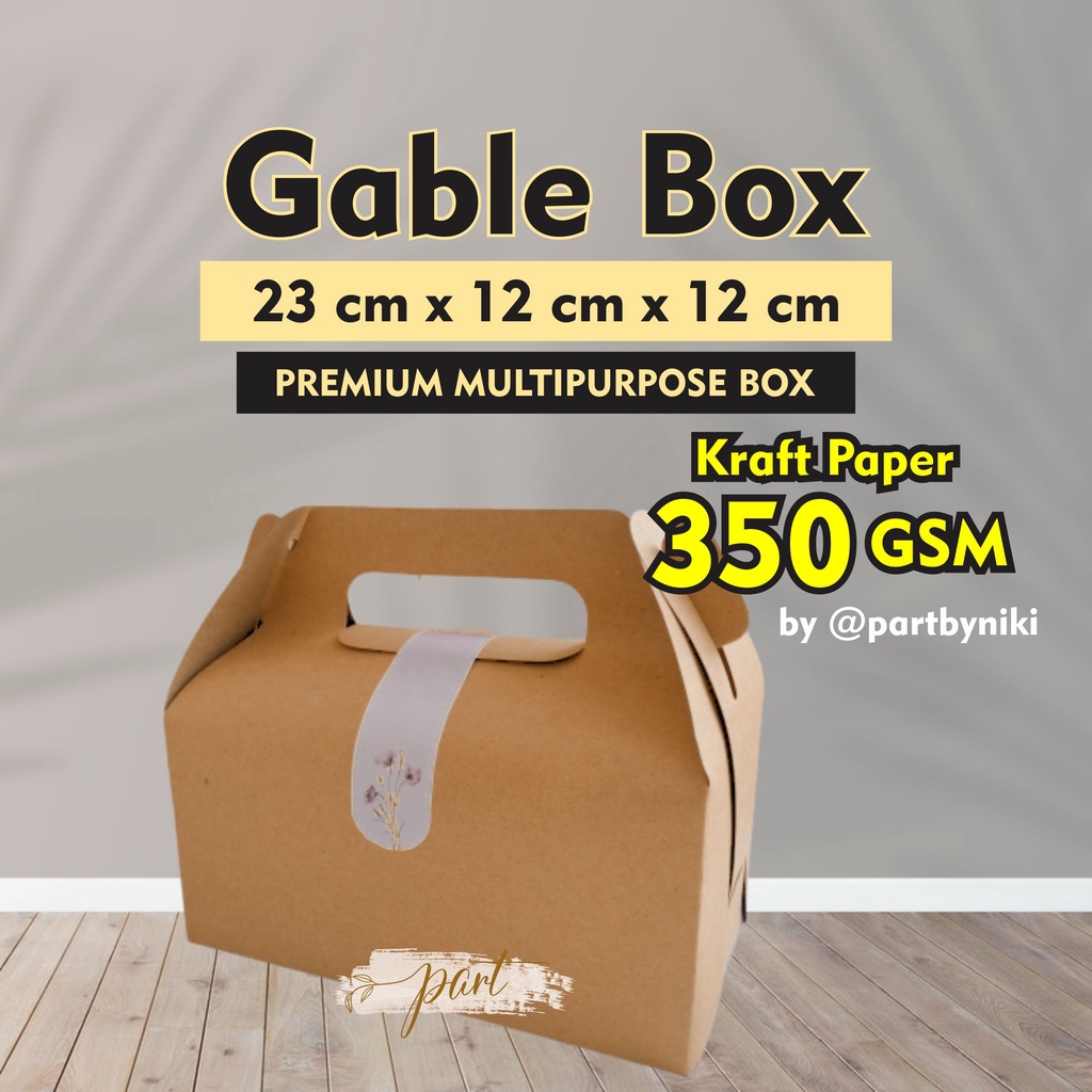 Jual Gable Box Uk. 23 x 12 x 12 cm | Shopee Indonesia