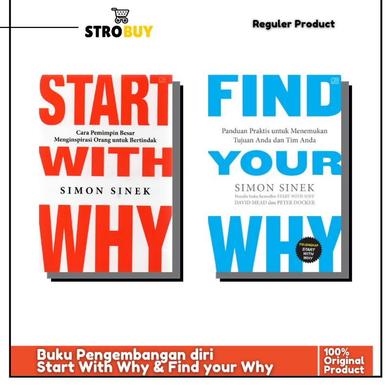 Jual Buku Start With Why & Find Your Why | Shopee Indonesia