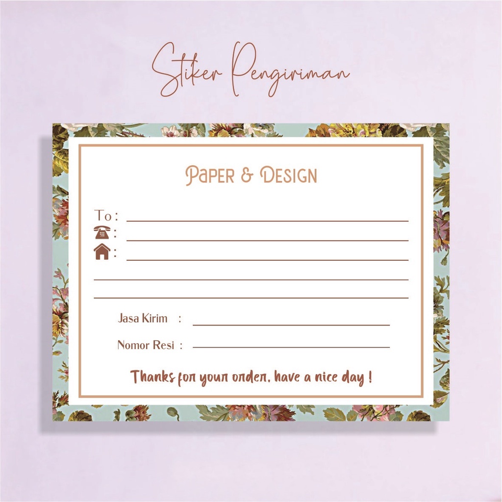 Jual Sticker Label untuk Pengiriman | Sticker Label Barang | Kertas ...