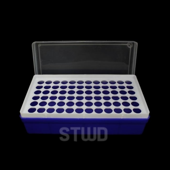 Jual Rak Sample Cup 1.5 ml 2 ml Rak PCR Tube Microcentrifuge Tube Box 1 ...