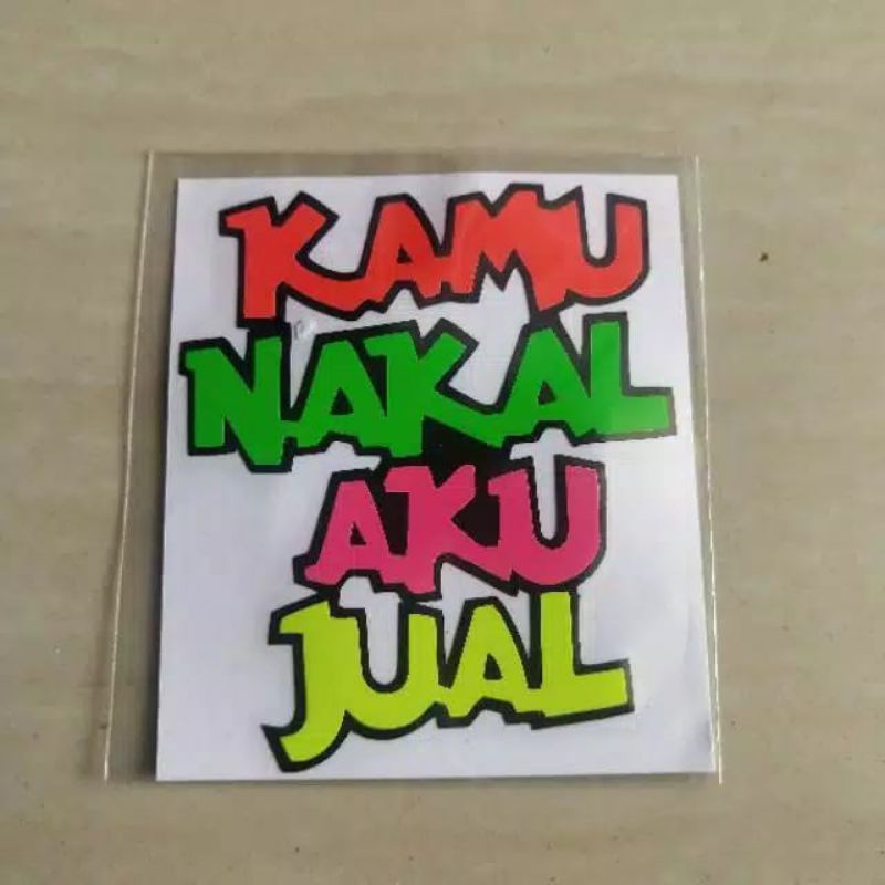 Jual stiker bagus | Shopee Indonesia