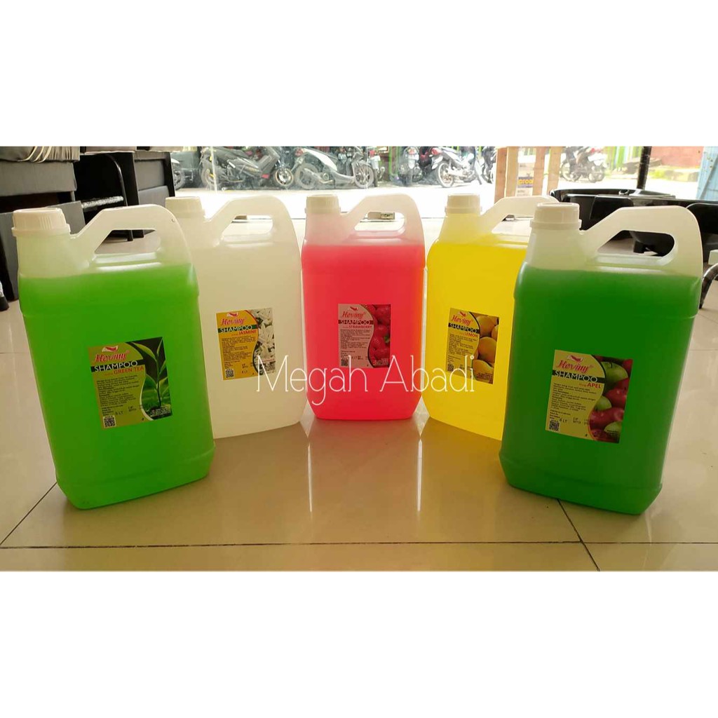 Jual HEVINY SHAMPOO 5 Lt / Heviny Shampoo 5 liter Shampo Salon | Shopee ...
