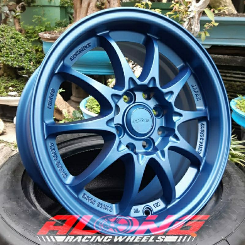 Jual VELG REPL. RAYS CE28 - 10S R15 MATTE BLUE SUPER COPY-LIKE ORIGINAL ...
