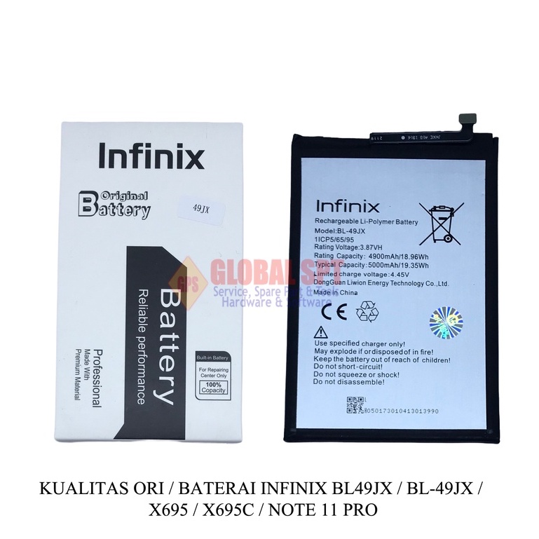 Jual KUALITAS ORI / BATERAI INFINIX BL49JX / BATERE BL-49JX / BATRE ...