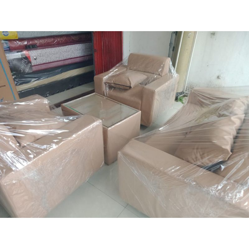 Jual SOFA MINIMALIS 211 +MEJA | Shopee Indonesia