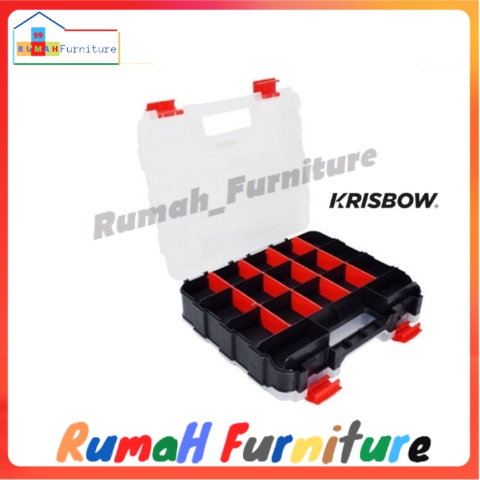 Jual Krisbow tool box 33.5 x 8 x 27 cm Kotak perkakas kotak peralatan ...